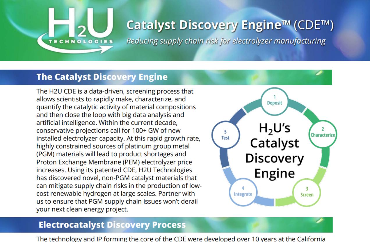 Catalyst Discovery Engine (CDE) - Calicat